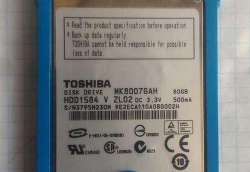 1.8" Hdd Toshiba MK8007GAH 80GB