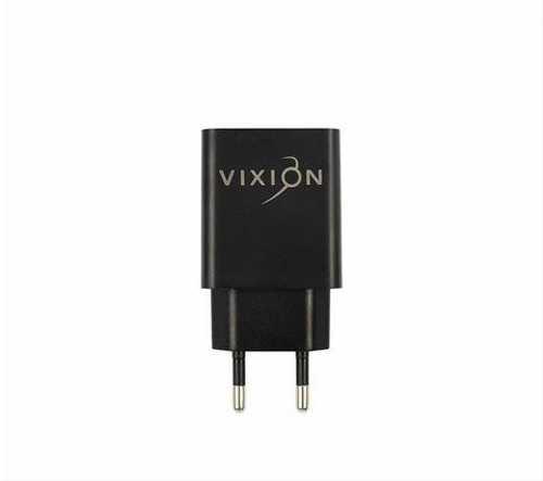 Блок питания vixion L7m 2xUSB 2.1A+microUSB черный