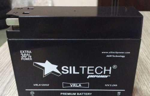 Аккумулятор siltech vrla1232 12v32аh о.п. (YB32L-B