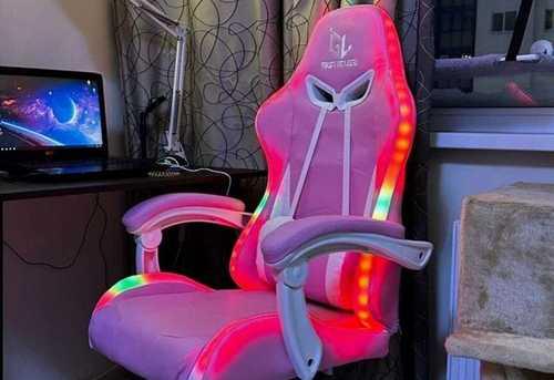 Новое игровое кресло с RGB - подсветкой