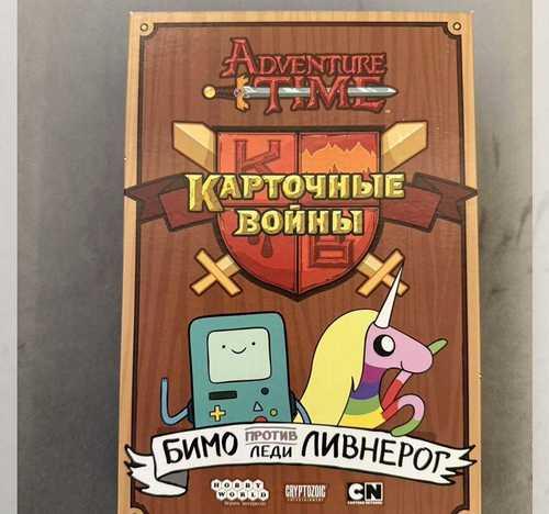 Настольная игра "Карточные войны" Adventure Time