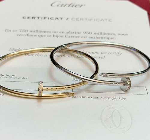Золотой браслет Cartier
