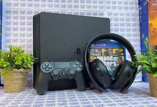 Sony PlayStation 4 Slim 1TB «Идеал» + GTA 5