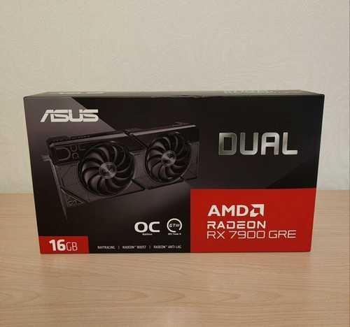 Новая asus AMD Radeon RX 7900 GRE Dual OC 16 гб