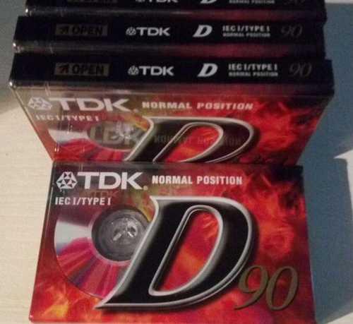Аудиокассеты новые запечатанные TDK