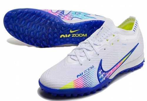 Футбольные бутсы nike air zoom белые