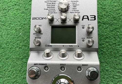 Процессор для акустических гитар zoom A3