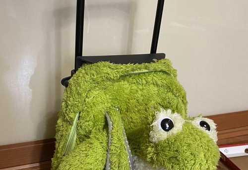 Детский чемодан на колесиках рюкзак игрушка
