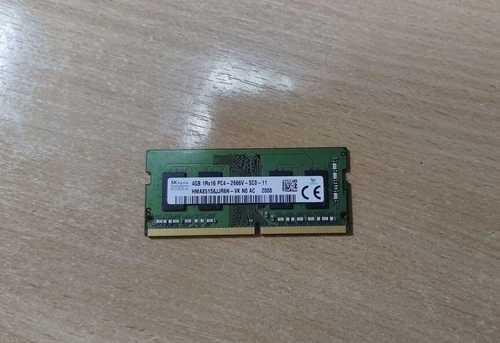 Hynix Sodimm DDR4 4Gb 2666 HMA851S6JJR6N-VK