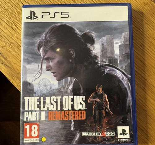 Диск на PS5 "The last of us. Part 2. Remastered"