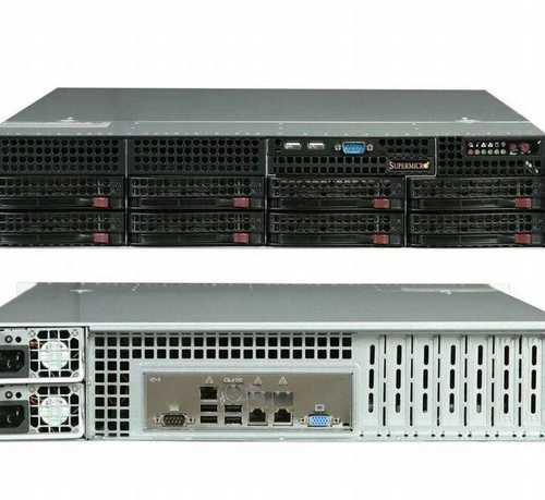 Сервер Supermicro 6027R 2*E5-2660v2 64Gb 8*HDD 2U