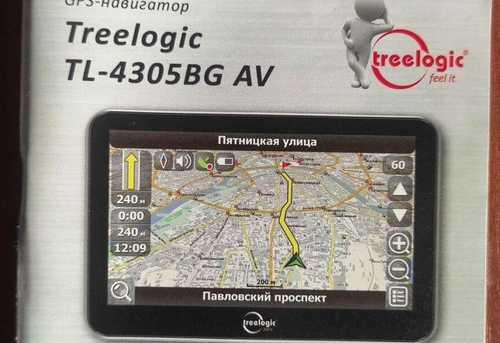 GPS навигатор TL 4305 BG AV/Навител