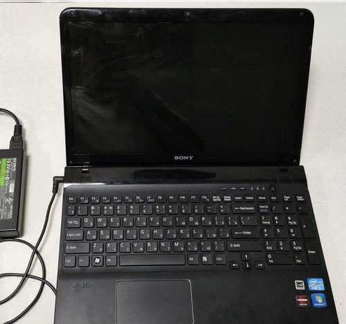 Ноутбук Sony vaio SVE151C11V. На запчасти