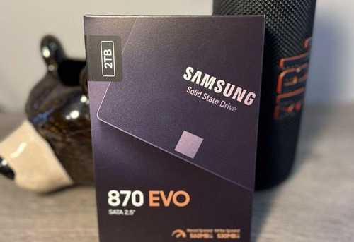 SSD Samsung 870 EVO 2.5" 2 тб (MZ-77E2T0BW) NEW
