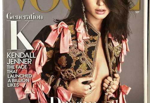 Vogue USA September 2016 с Кендалл Дженнер