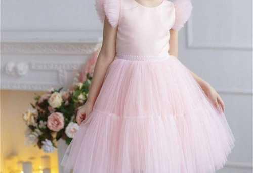Платье розовое для девочки 116
