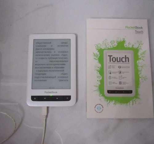 Pocketbook 6" Электронная книга Touch 622, белый