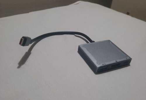 Переходник разветвитель донгл USB type c