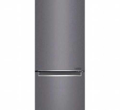 Холодильник с морозильником LG GC-B459slcl серый