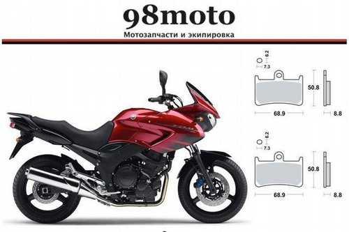 Тормозные колодки Yamaha TDM 900 2002+, перед