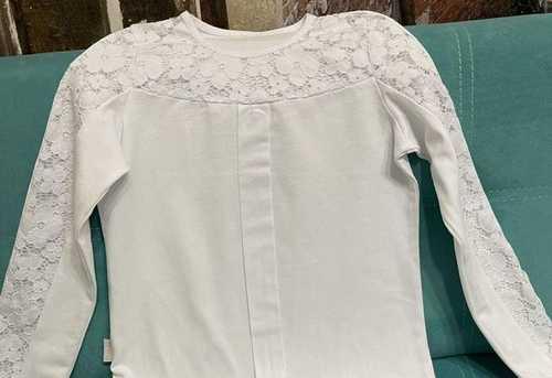 Блузка для девочки школьная с длинным рукавом