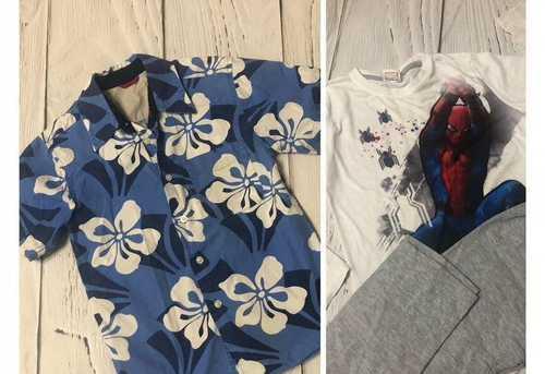 Рубашка Gap на 7-8 лет и пижама в подарок