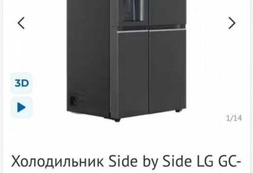 Холодильник Side by Side LG GC-L257cbec черный