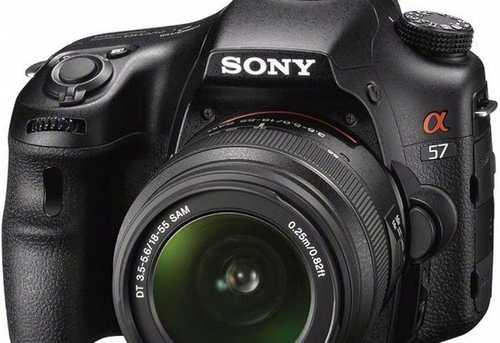Зеркальный фотоаппарат sony slt-A57