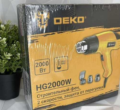 Строительный фен deko HG2000W Новый