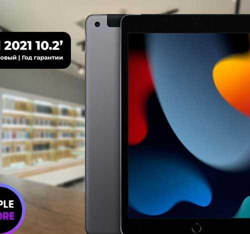 Apple iPad 2021 10.2 Wi-Fi 256 гб Серый