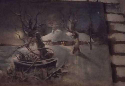 Копия картины Юлий Клевер,закат.Размеры 60*80