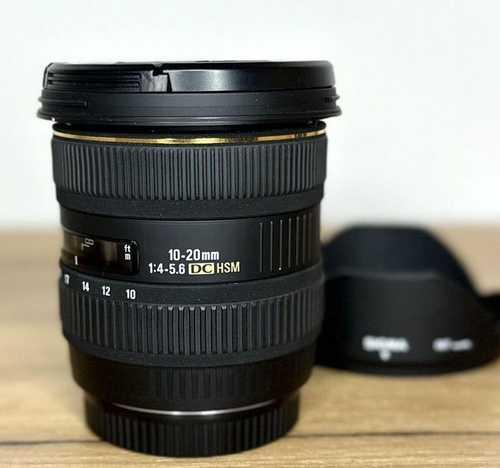 Sigma 10-20mm f/4-5.6 DC HSM (как новый)