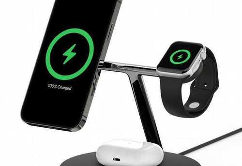 Док станция Belkin boost charge PRO 3в1 WIZ017vfbk