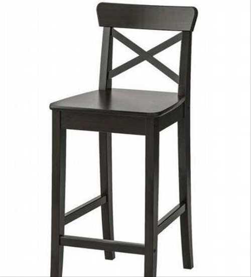Барный стул IKEA ингольф 63 см венге Икея ingolf
