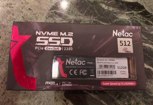 Ssd m2 nvme 512Gb netac NV2000