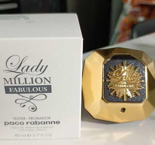 Paco rabanne lady million fabulous intense 80 мл