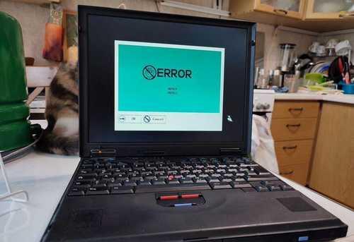 Раритетный ноутбук IBM thinkpad 600E