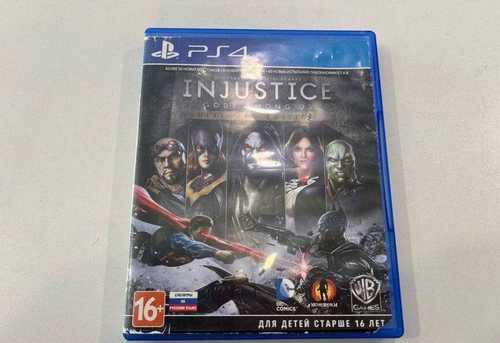 Игра Injustice на Sony PS4