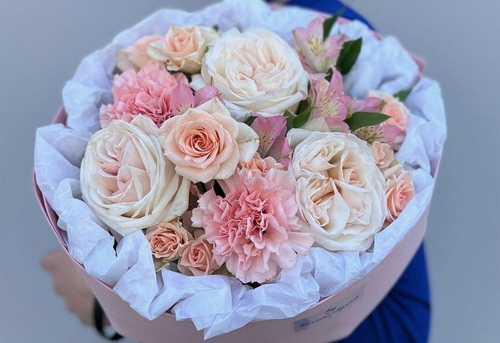 Букет цветов «Анна Павлова» (кустовая роза)