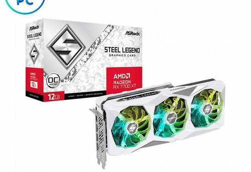 Видеокарта RX 7700 XT 12GB ASRock Steel Legend OC