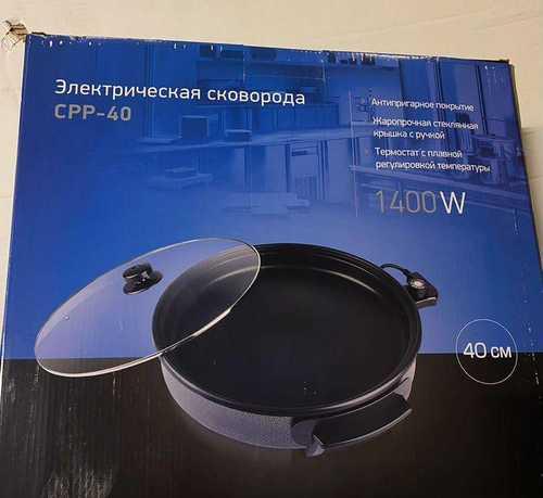 Сковорода электрическая gastrorag cpp-40 1400w