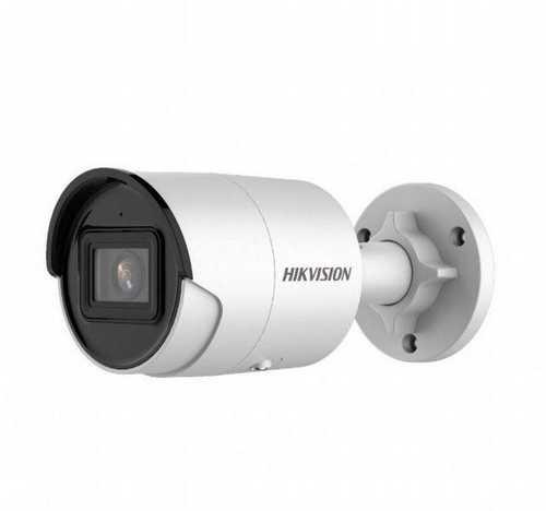 Hikvision DS-2CD2043G2-IU(6mm) 4Мп уличная цилиндрическая IP-камера с exir-подсветкой до 40м и техно