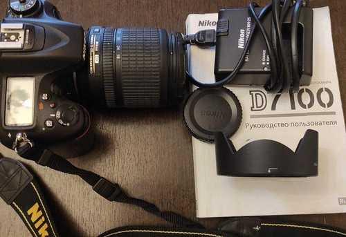 Nikon d7100 Kit AF-S DX nikkor 18-105mm f/3.5-5.6