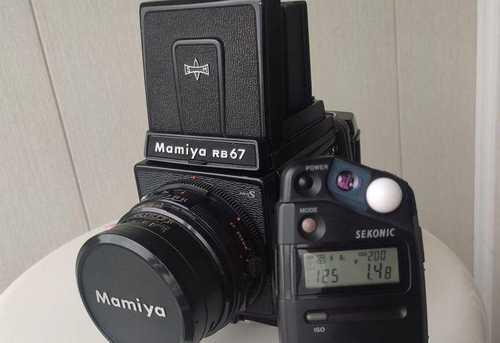 Среднеформатная камера mamiya RB-67 + флэшметр