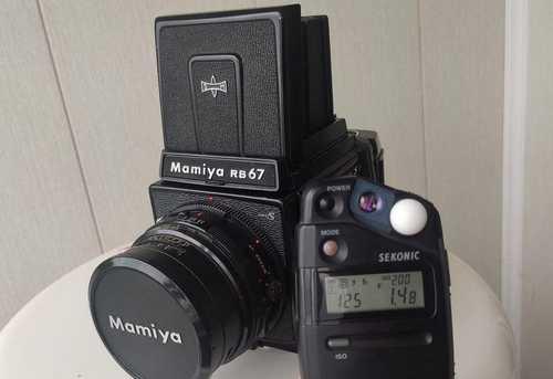 Среднеформатная камера mamiya RB-67 + флэшметр