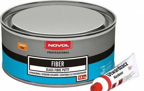 Шпатлевка Novol Fiber со стекловолокном 1,8 кг