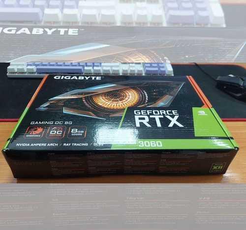 Коробка от видеокарты Gigabyte Geforce RTX 3060 8G