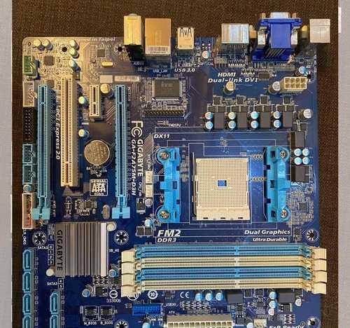 Материнская плата Gigabyte Socket-FM2 GA-F2A75M-D3