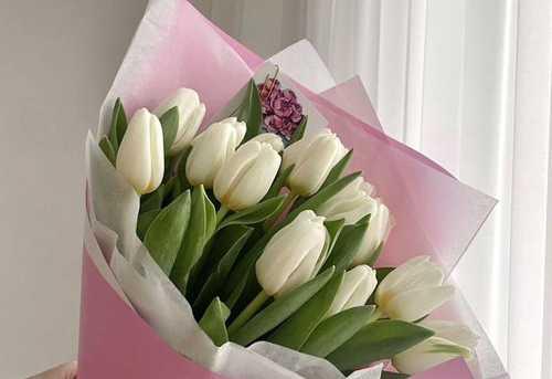 Тюльпаны белые доставка цветы