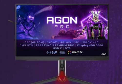 Монитор - AOC agon PRO AG274QXM (miniled) 2k